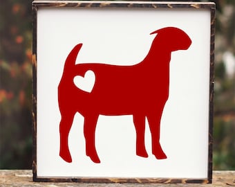Goat SVG Goat Heartbeat SVG Goat Footprint SVG Goat Heart - Etsy