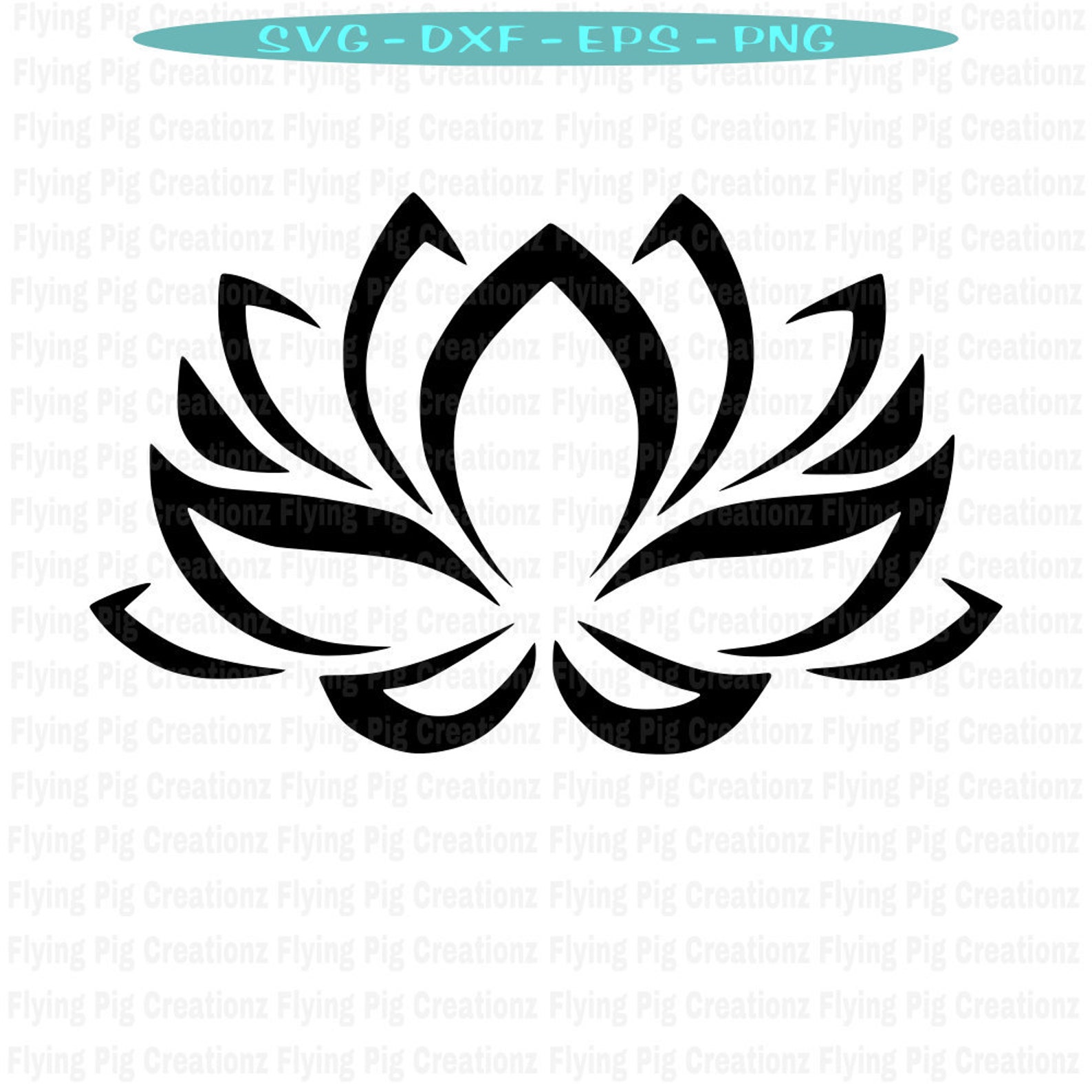 Lotus Svg Lotus Flower Svg Flower Svg Blooming Lotus Svg - Etsy