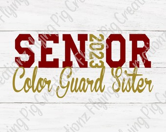Color Guard Sister Svg - Etsy