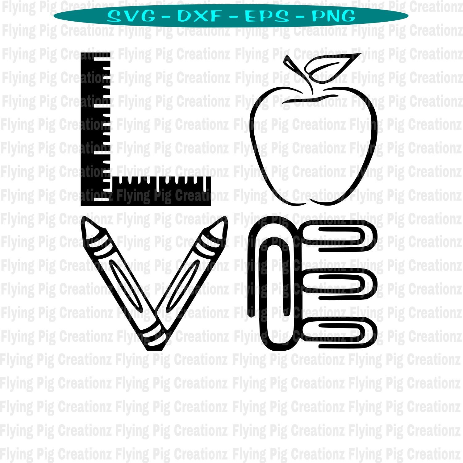 Teacher Svg Teacher Love Svg Love Teacher Svg Apple of My - Etsy
