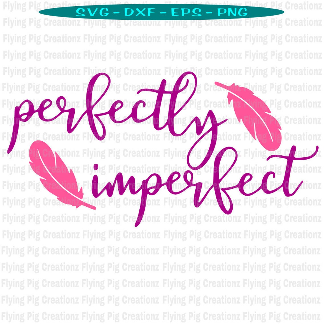 Perfect Svg Perfectly Imperfect Svg Birds of a Feather Svg - Etsy