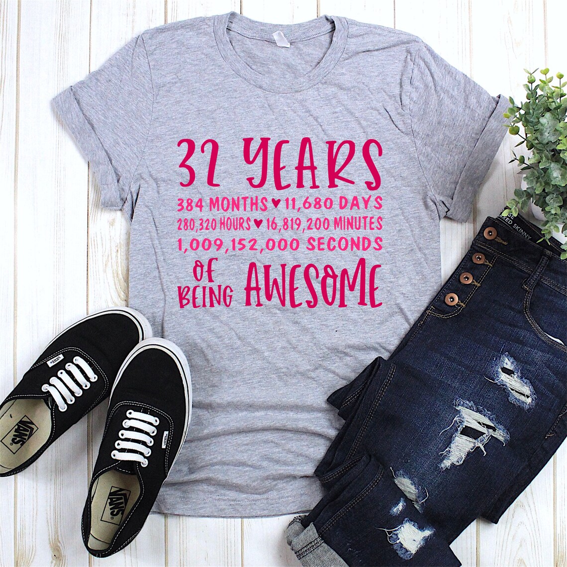 32 Years Old Svg 32nd Birthday Svg Thirty-two Svg 32 and - Etsy