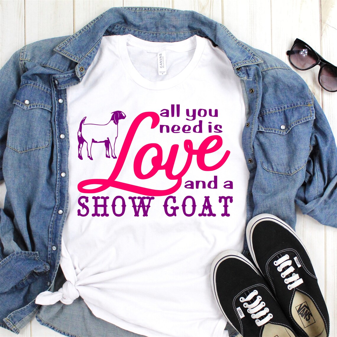 Goat Svg Show Goat Svg Love Show Goat Svg Love and a Show | Etsy