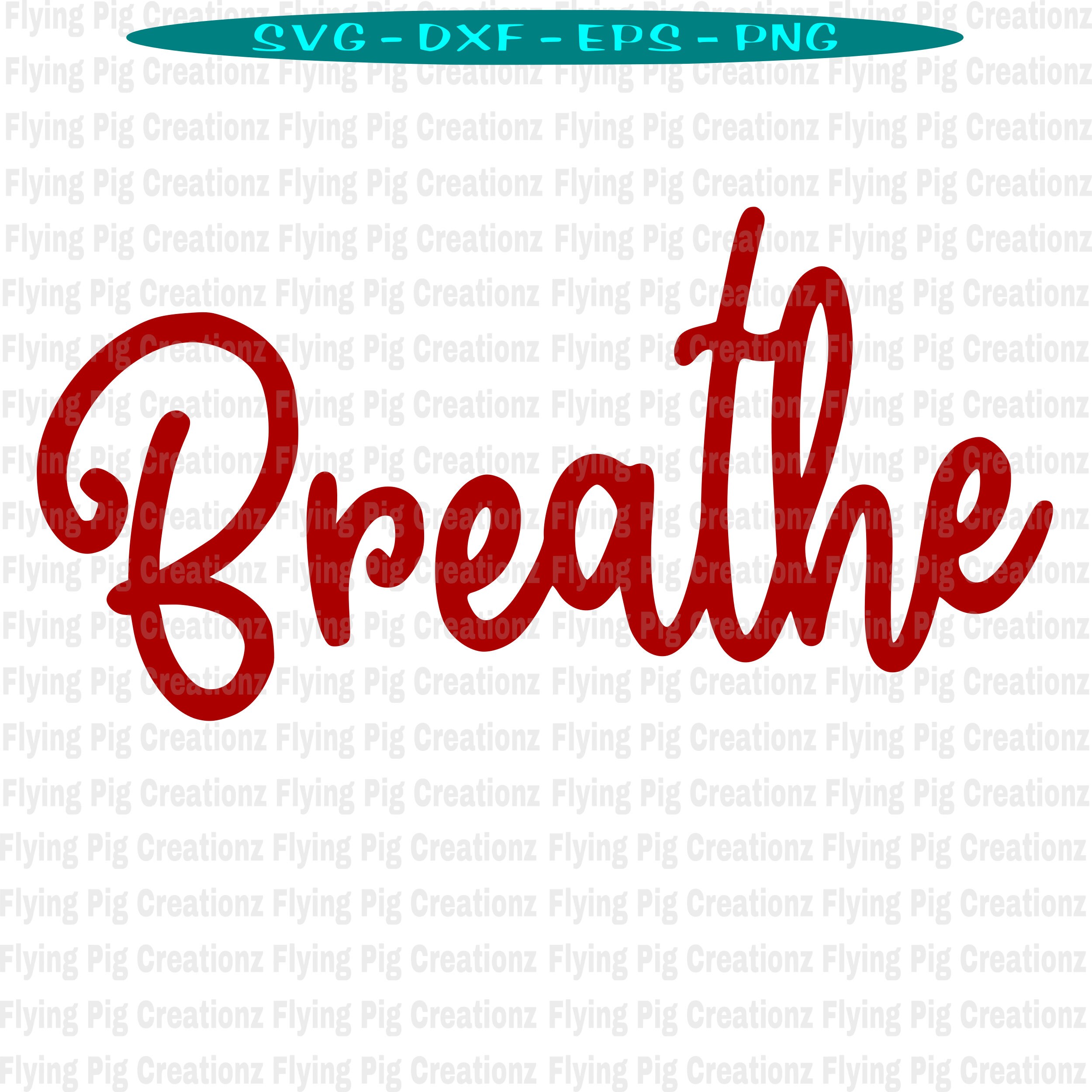 Breathe svg Just Breathe svg Take a Breath svg Breathe | Etsy