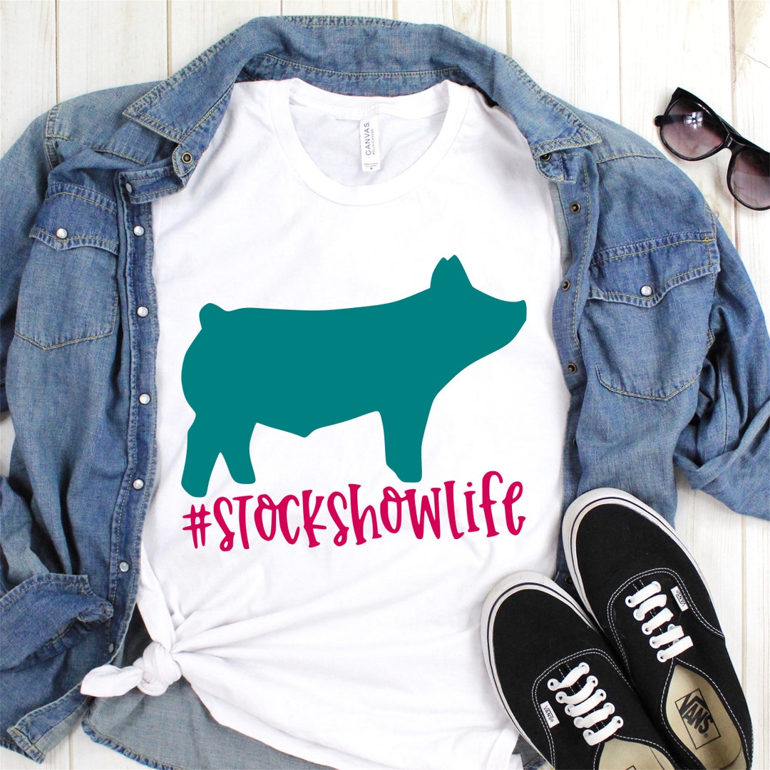 Farm Life Svg, Stock Show Life Svg, Livestock Svg, Pig Svg, Show Pig ...