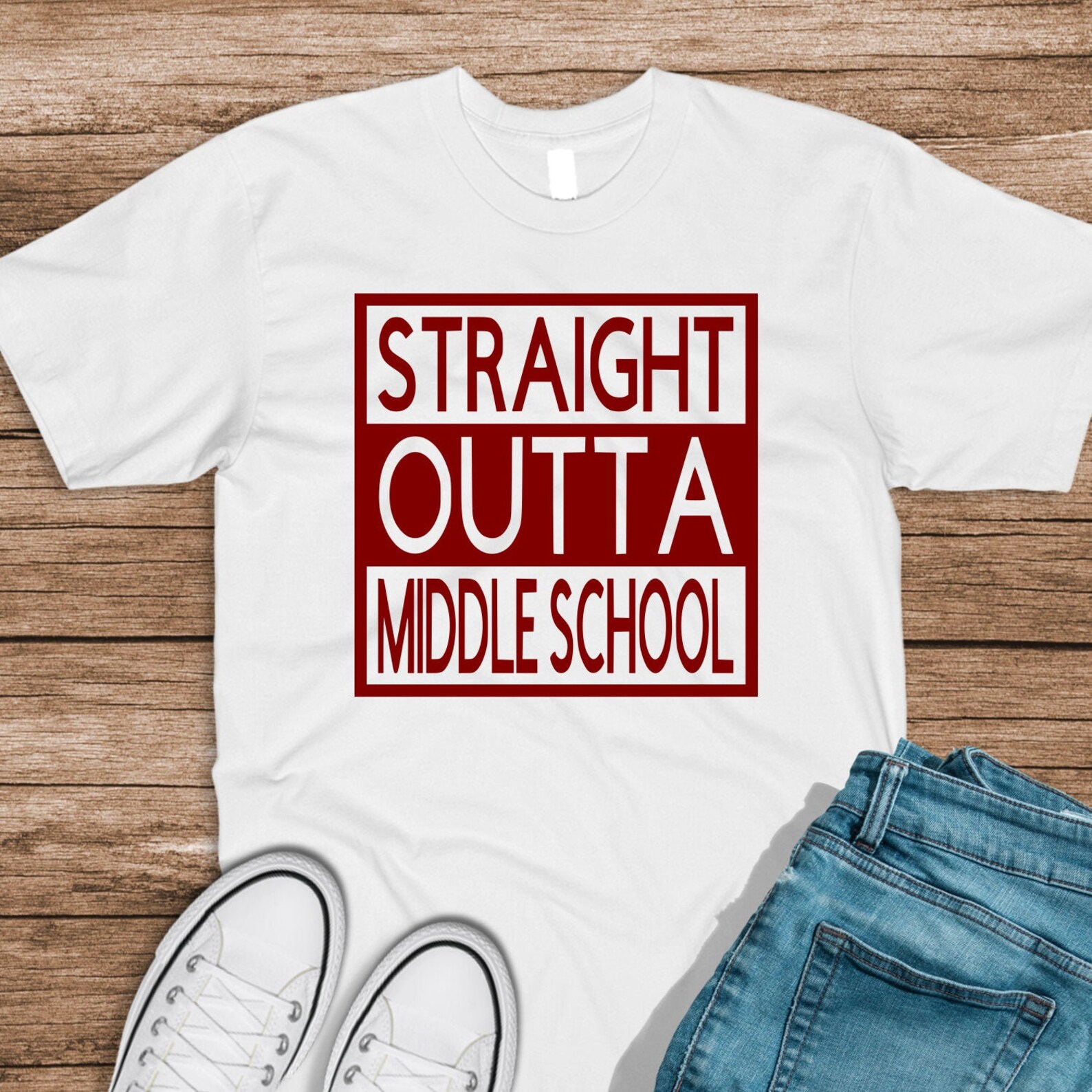 Middle School Svg Straight Outta Middle School Svg 8th Grade - Etsy