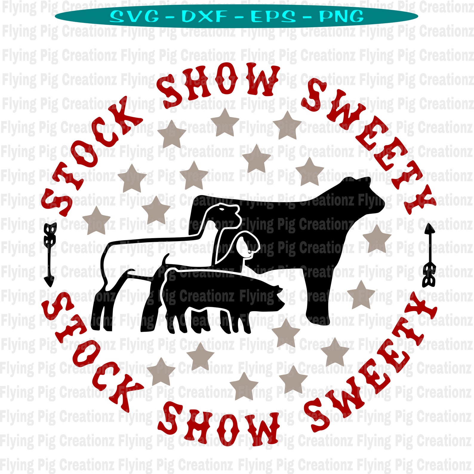 Livestock svg Show Stock svg Show Stock Sweety svg 4H svg | Etsy