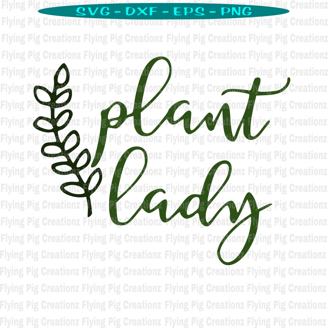 Plant Lady Svg Plants Svg Leaves Svg Sprig Svg - Etsy