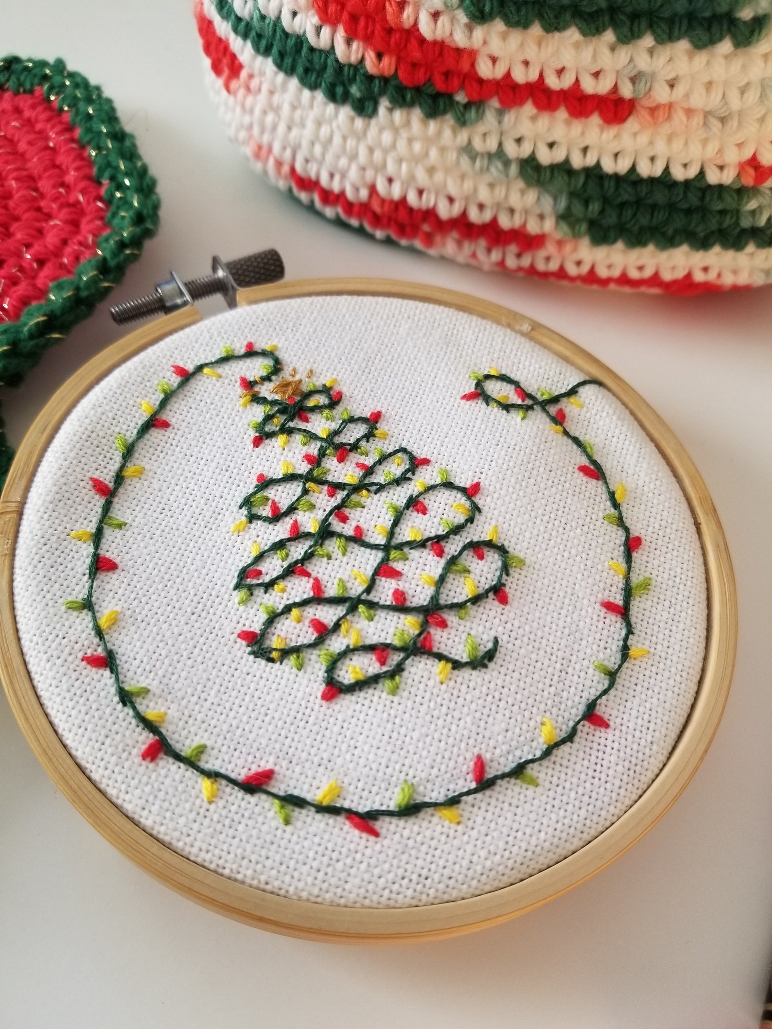 String Light Christmas Tree PDF Pattern Holiday Light PDF Pattern DIY ...