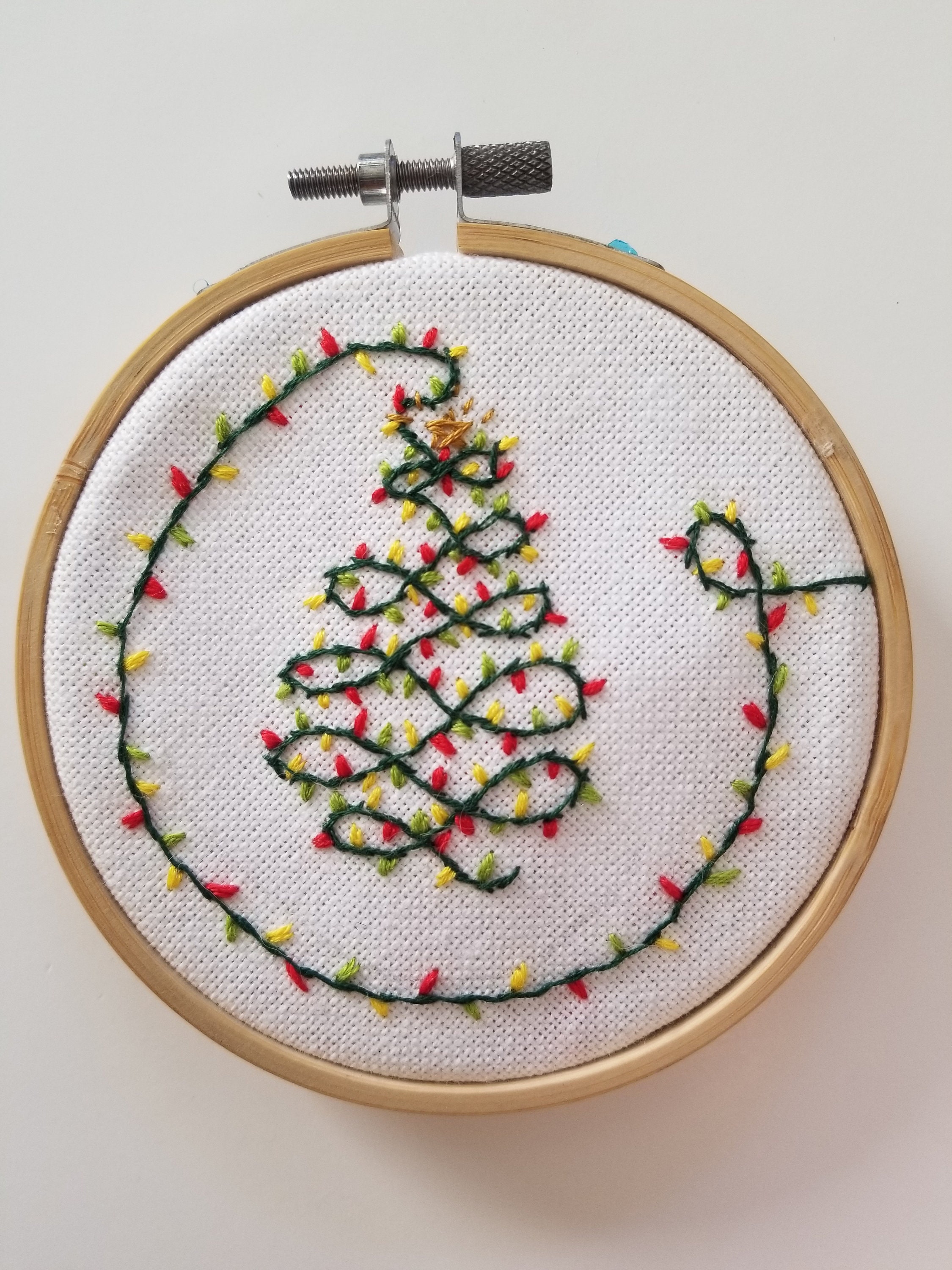String Light Christmas Tree PDF Pattern Holiday Light PDF Pattern DIY ...