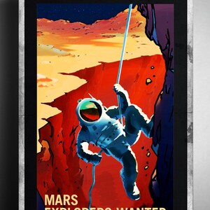 Mars NASA Poster Set, NASA Print, Mars Printable Posters, Mars ...