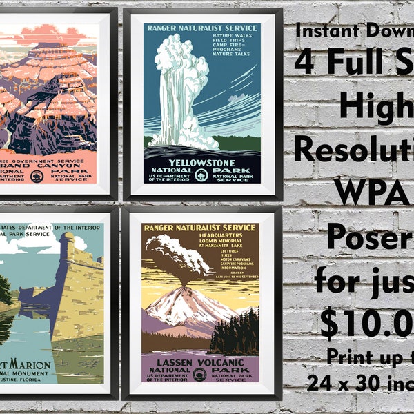 Wpa Poster - Etsy