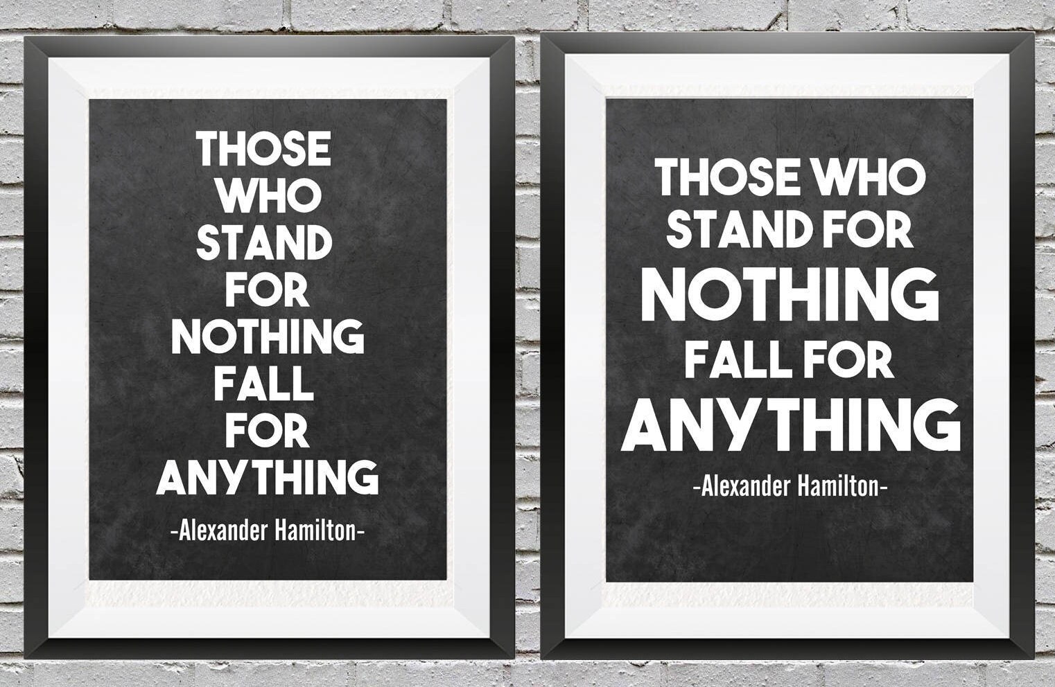Alexander Hamilton Quote, 2 Prints, Printable Hamilton Quote, Founding ...