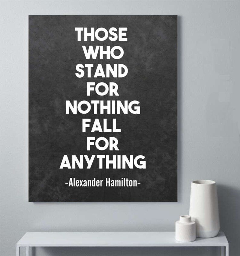 Alexander Hamilton Quote, 2 Prints, Printable Hamilton Quote, Founding ...