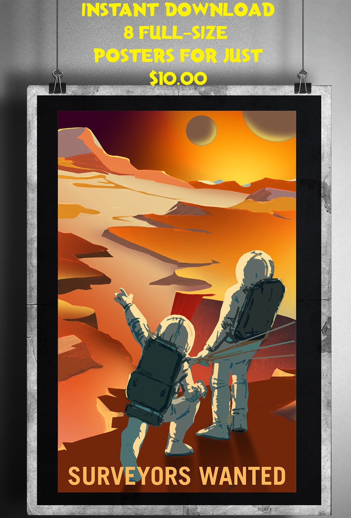 Mars NASA Poster Set NASA Print Mars Printable Posters Mars - Etsy