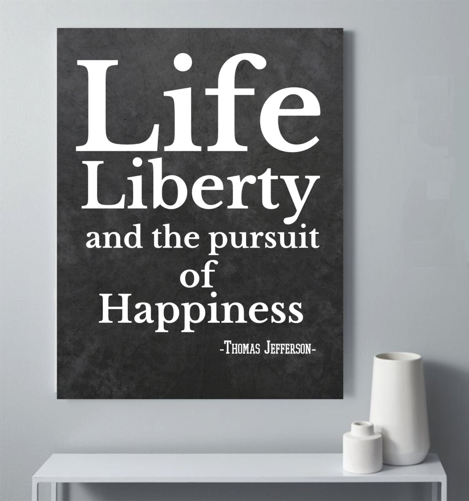 Life Liberty and the Pursuit of Happiness Printable, Thomas Jefferson ...
