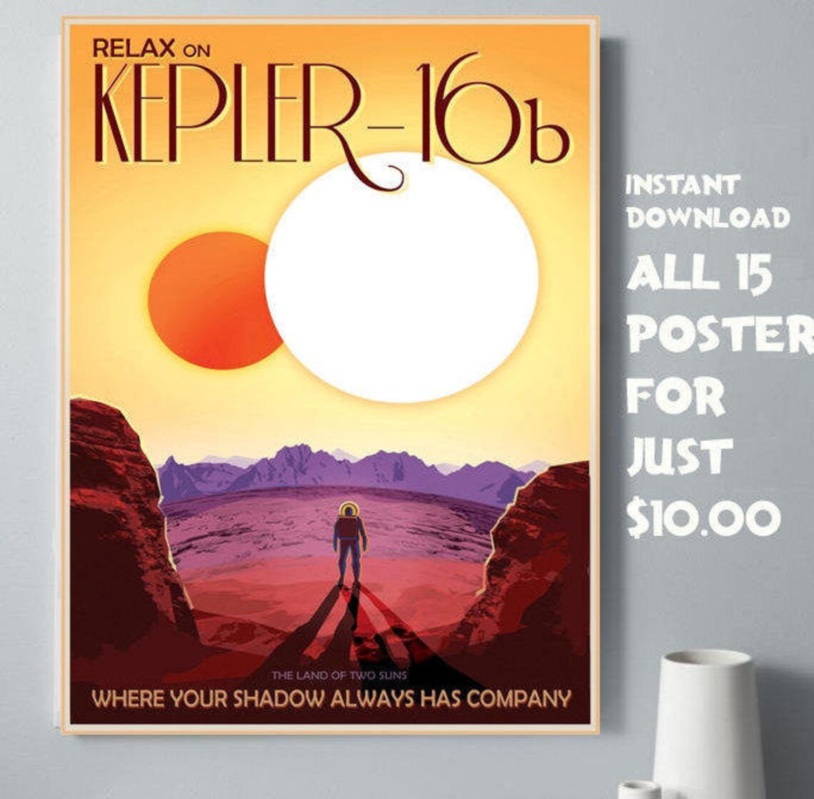 NASA Posters, Complete 15 Piece Set, Instant Download, NASA Print ...