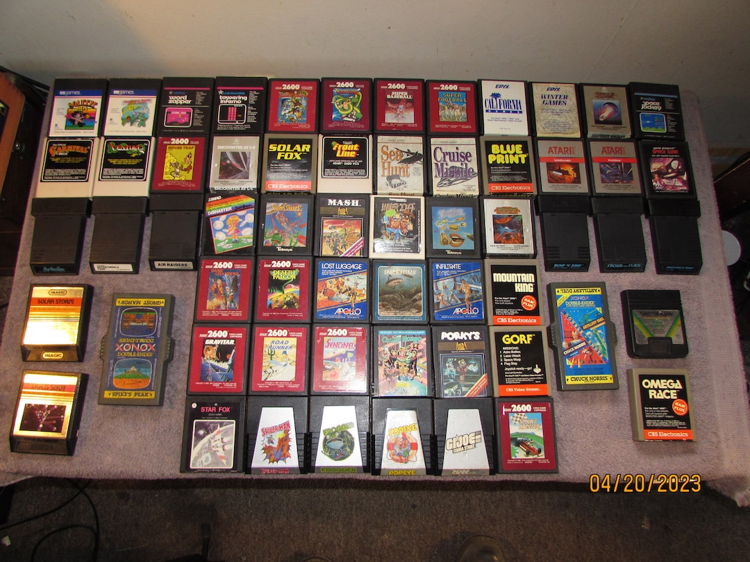 Atari 2600 Games in Good to Mint Condition - Etsy