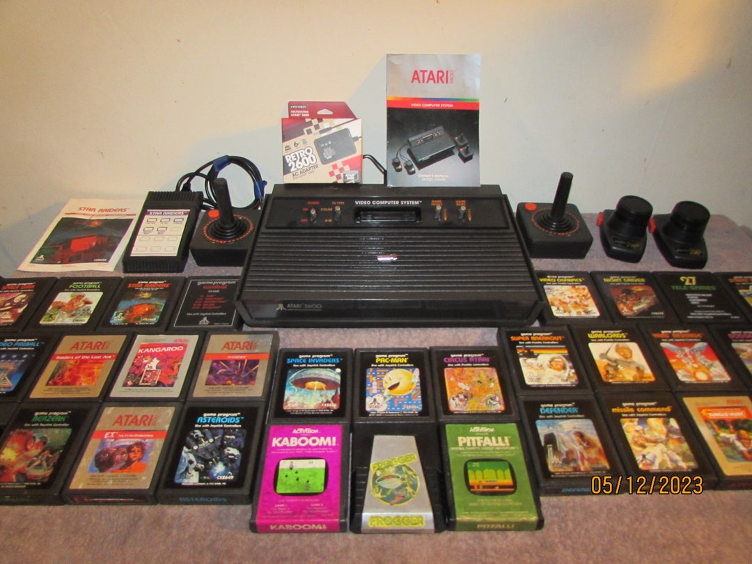 Atari 2600 Vader System Complete With Controllers and 30 - Etsy