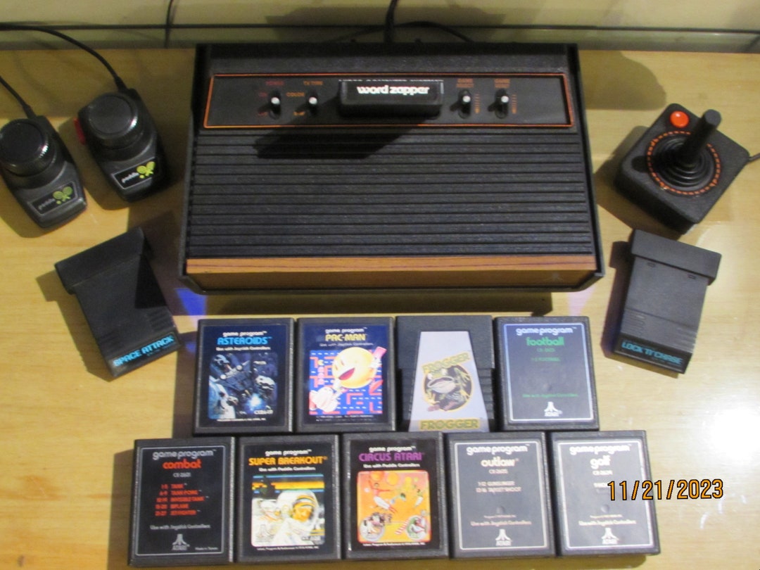 Atari 2600 4-switch Woody System 12X Bundle in Great Shape. - Etsy