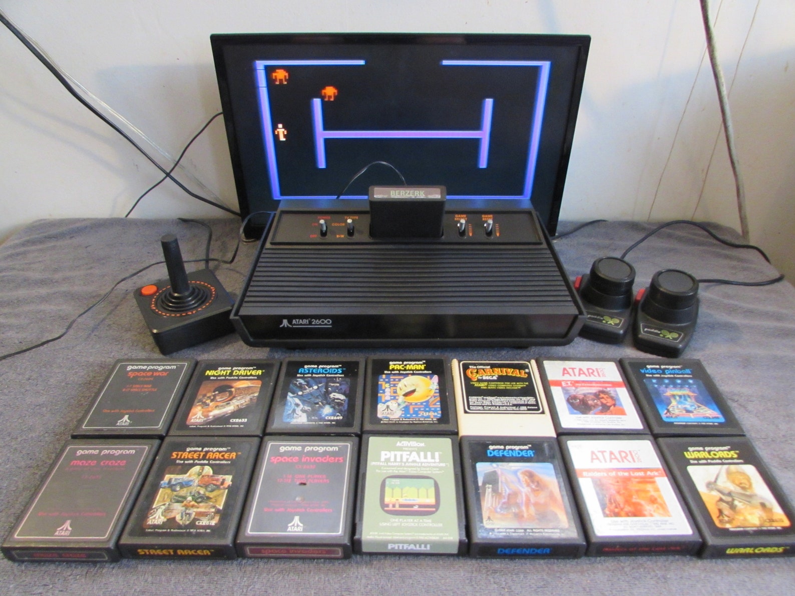 Atari 2600 Vader System Complete System With Games Controllers - Etsy