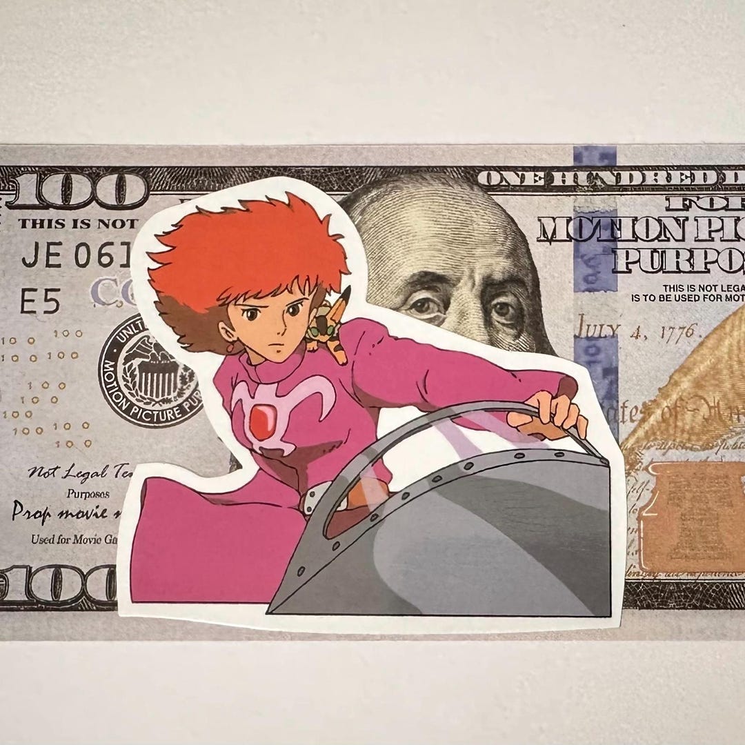 Nausicaa Theme 100 Prop Bill Placeholders for Cash Stuffing, Bill ...