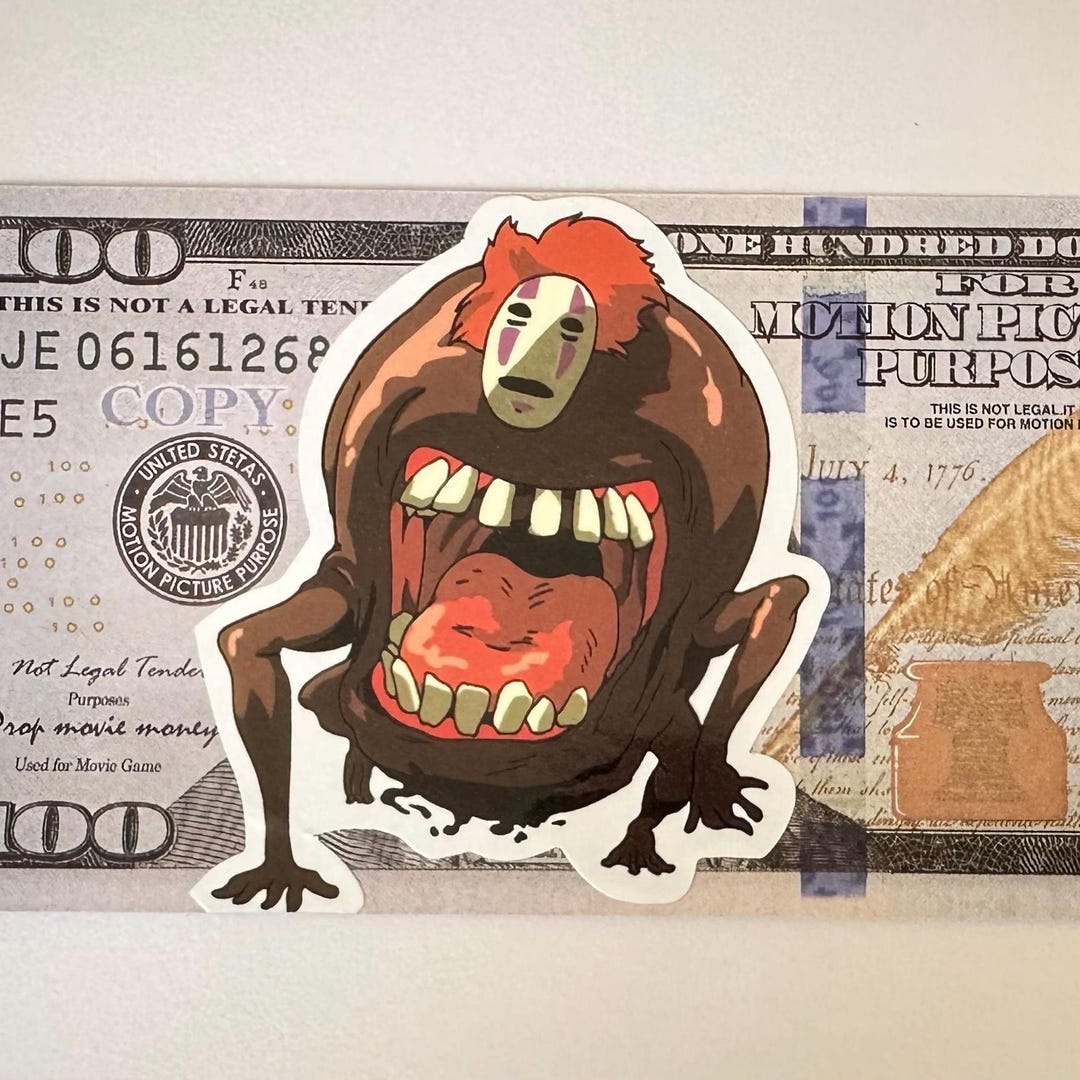 Spirited Away Theme 100 Prop Bill Placeholders for Cash Stuffing, Bill ...