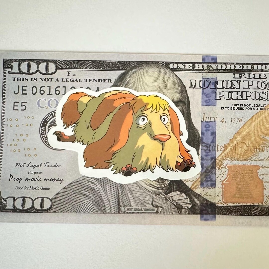 Howls Moving Castle Theme 100 Prop Bill Placeholders for Cash Stuffing ...