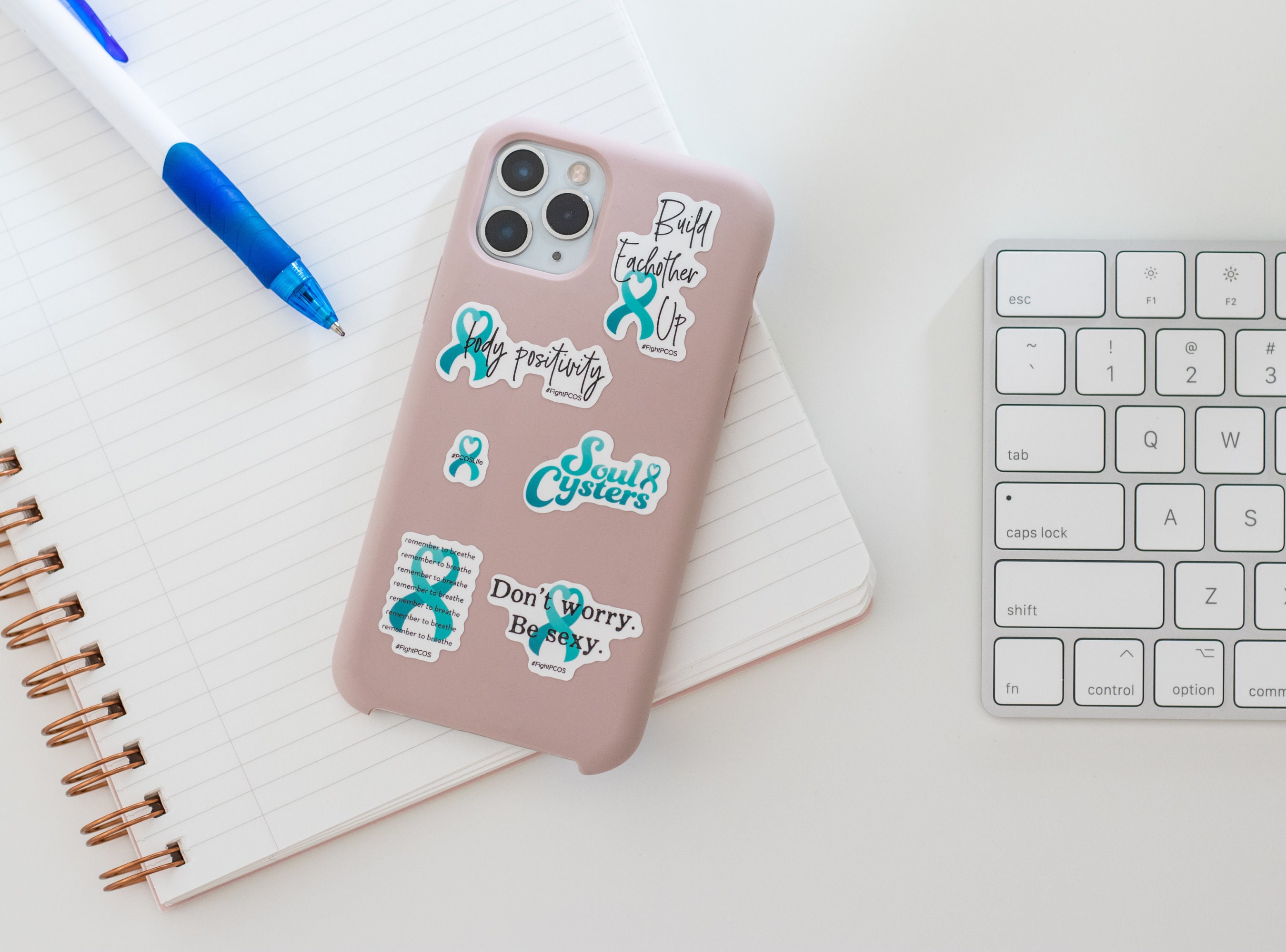 PCOS Motivational Stickers | Polycystic Ovarian Syndrome Stickers ...