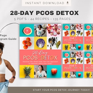 28-day PCOS Detox Program | PCO Tea, Smoothie, Salads | PCOS Recipes ...