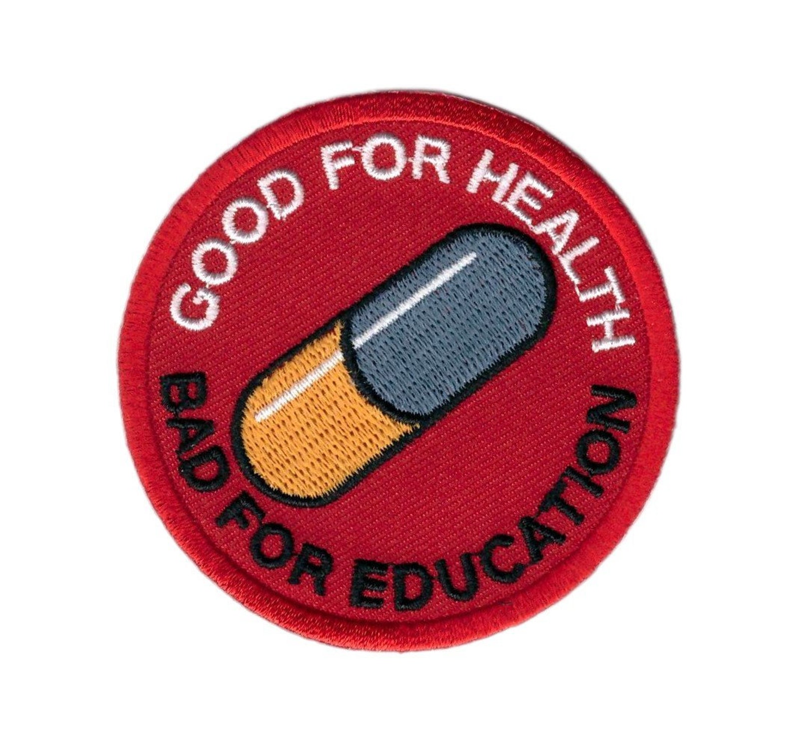 Akira Good for Health Bad for Education Patch Iron On | Etsy