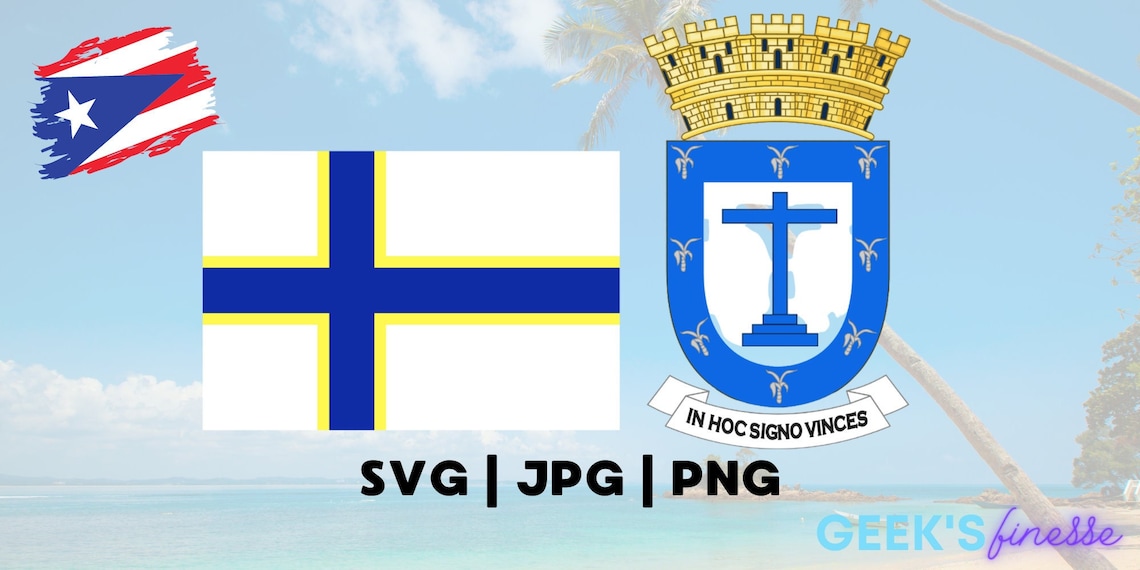 Bayamon Puerto Rico Flag Coat of Arms Escudo De Armas JPG - Etsy