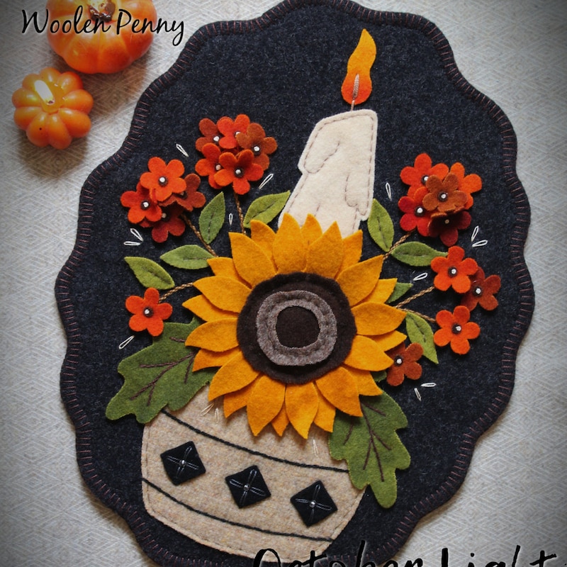 Wool Candle Mat - Etsy