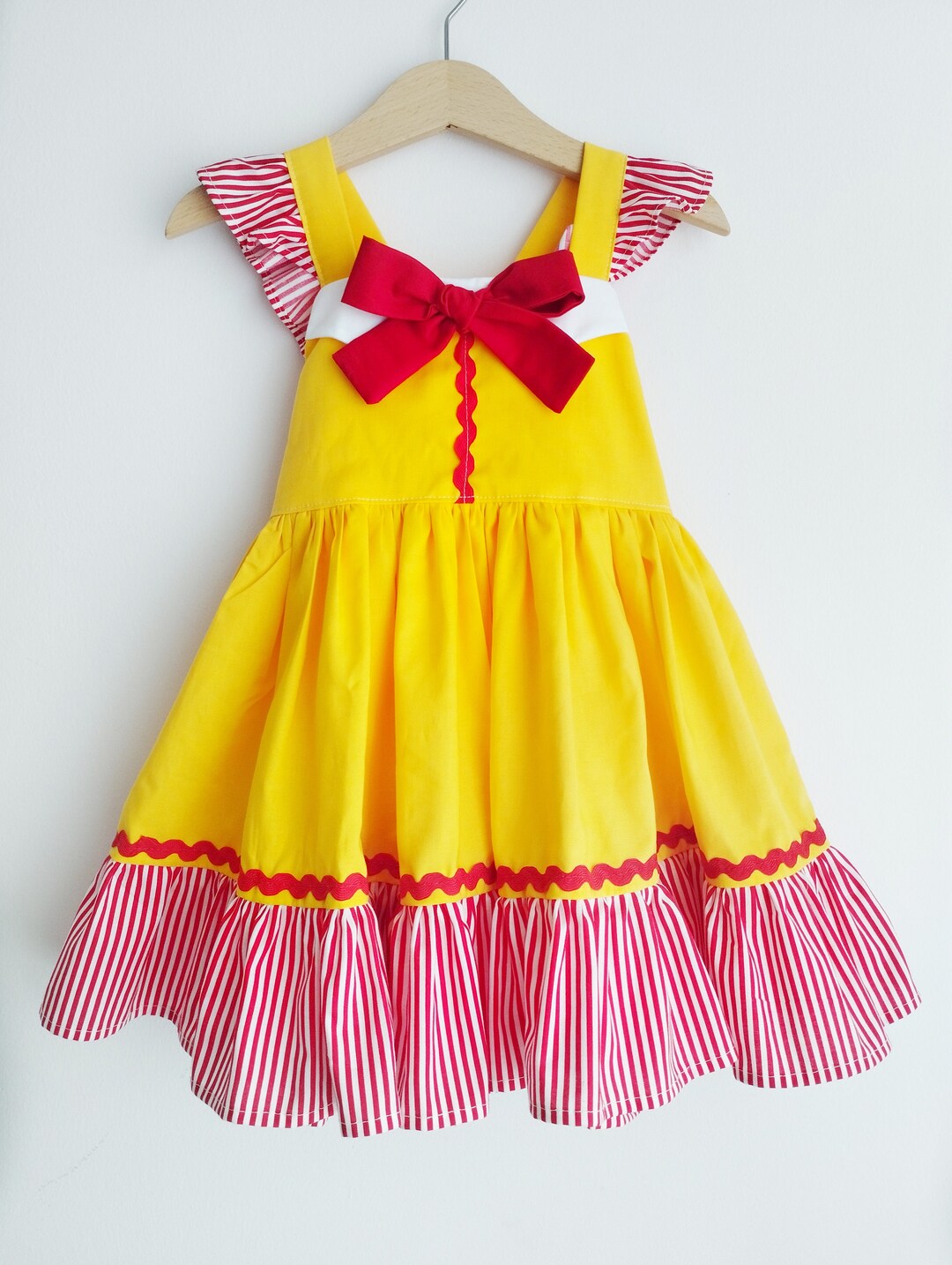Handmade French Fries Fast Food Dress: Birthday Party Outfit - Etsy