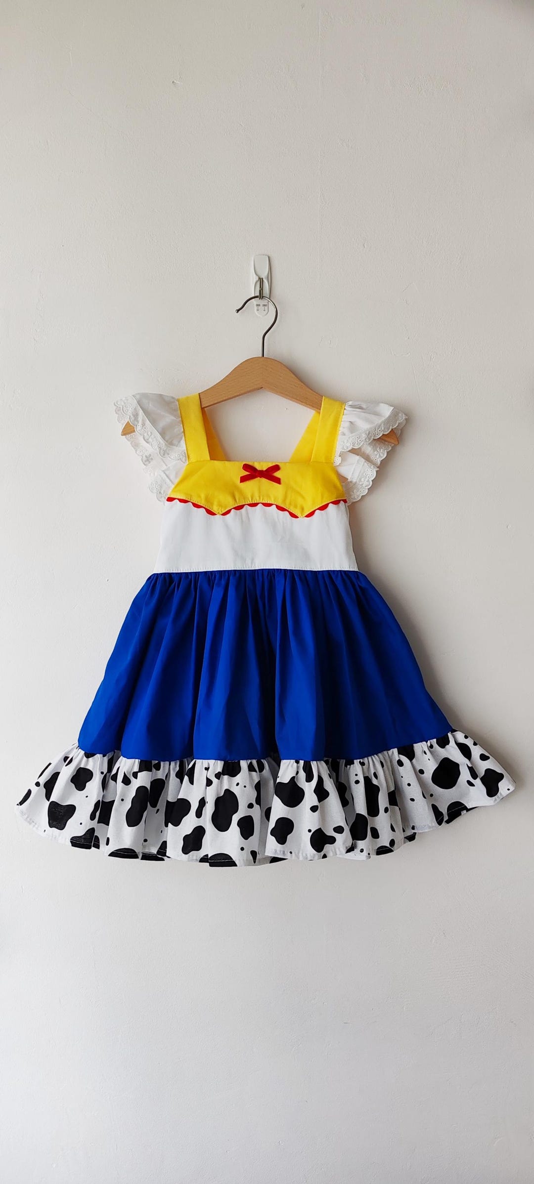 Handmade Jessie Inspired Cow Girl Dress Birthday Clothing Toy Story ...