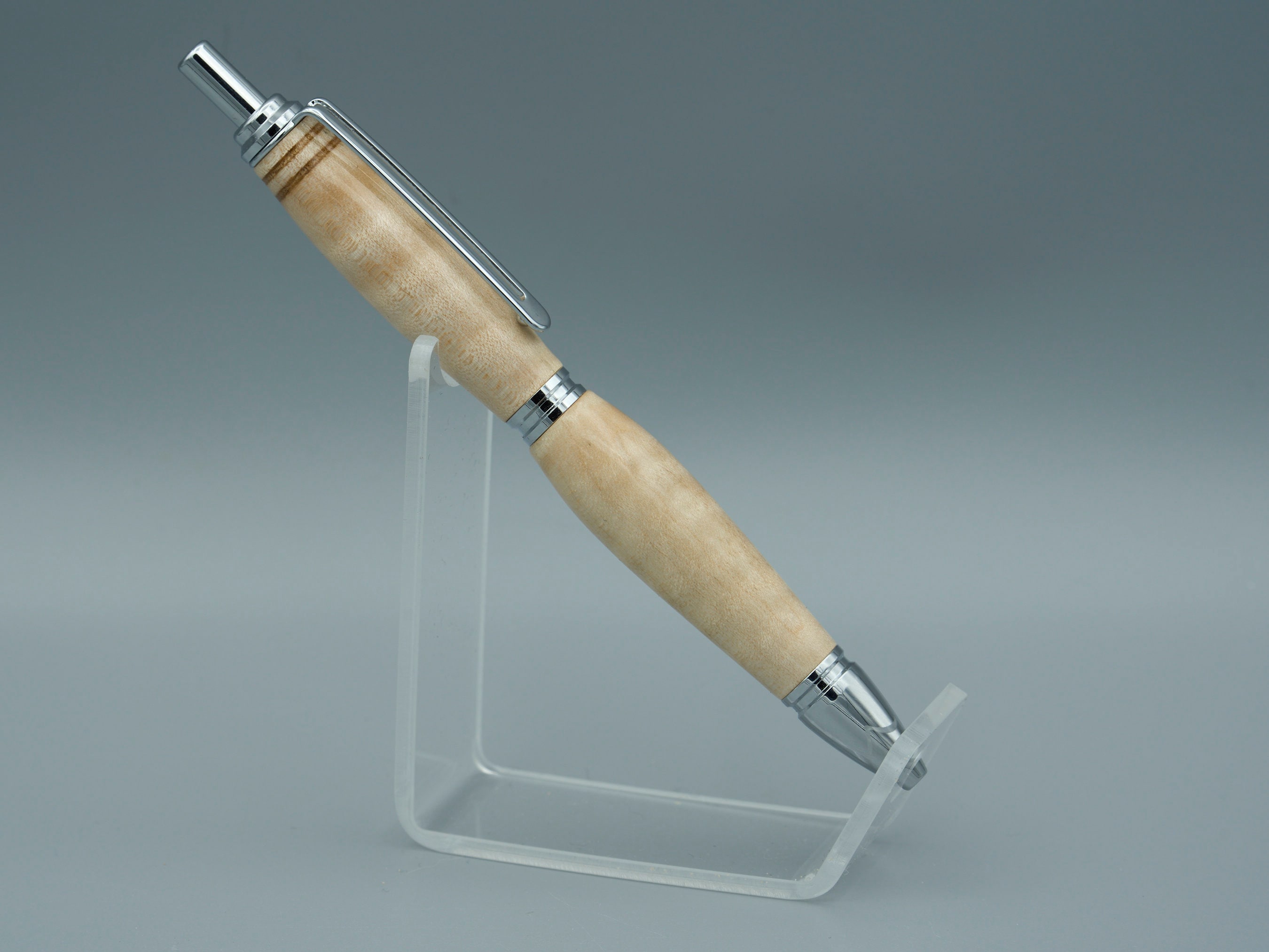 Elegant Handmade Wood Pen | Hand Turned Wooden Click Pen | Slimline Pro ...