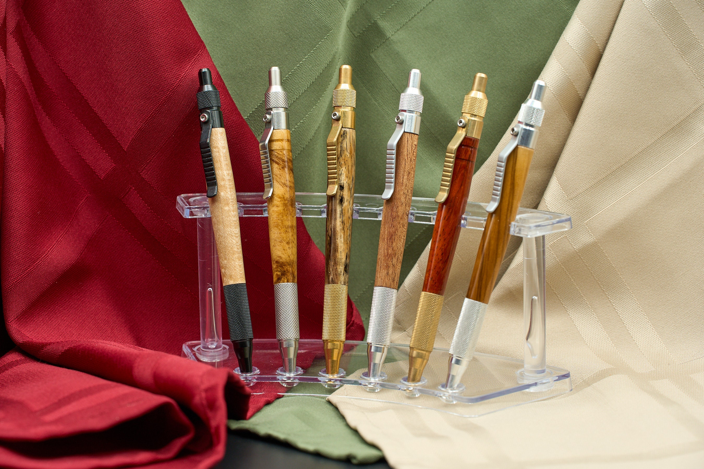 Handmade Wood Click Pen | Premium Ballpoint Pen | Hand Turned Wooden ...