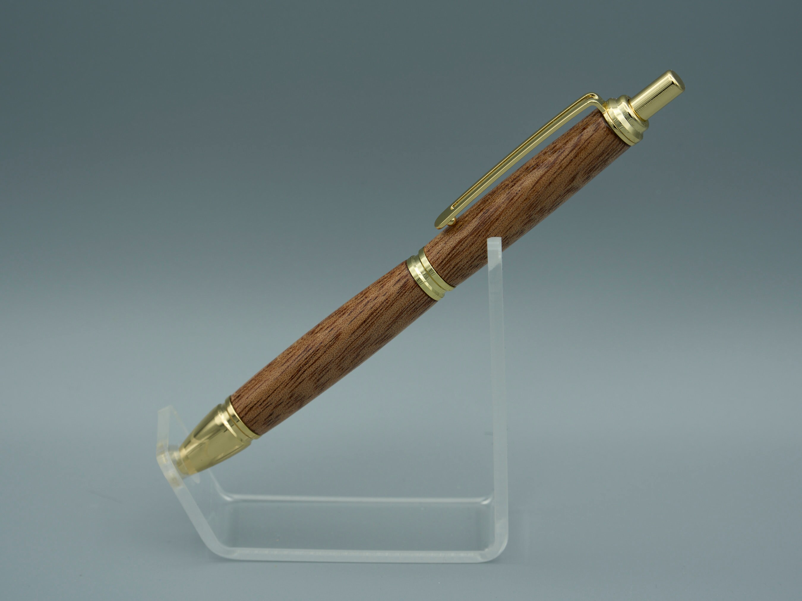 Elegant Handmade Wood Pen | Hand Turned Wooden Click Pen | Slimline Pro ...