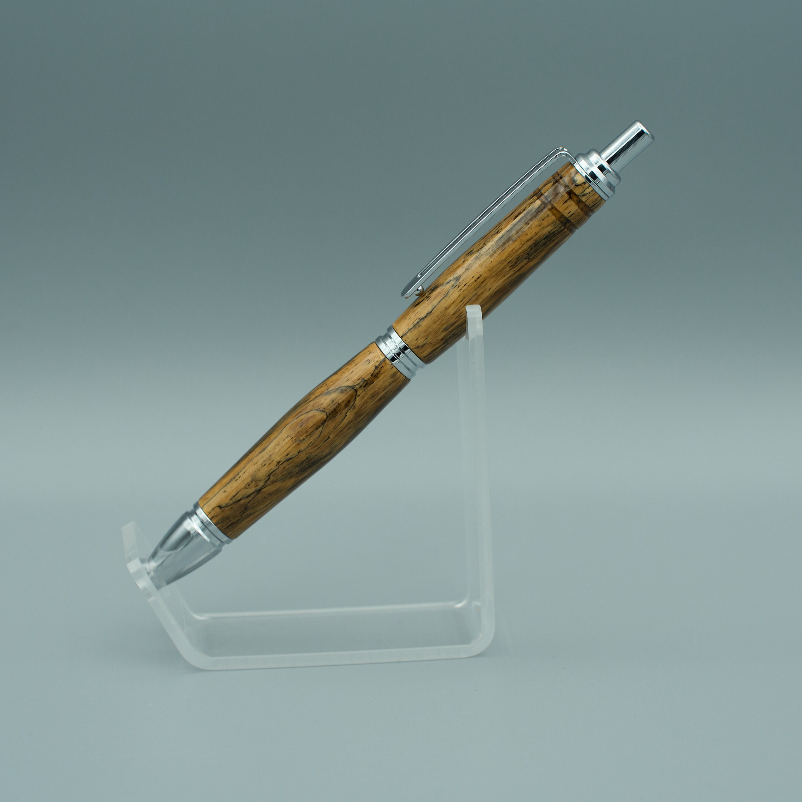 Elegant Handmade Wood Pen | Hand Turned Wooden Click Pen | Slimline Pro ...
