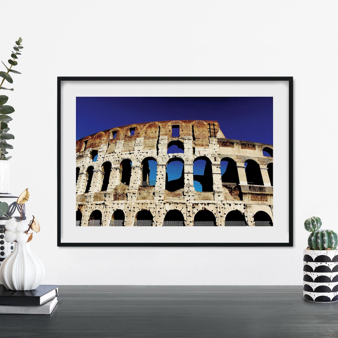 Colosseum, Rome Print Wall Art | A4 A3 A2 A1 - Etsy