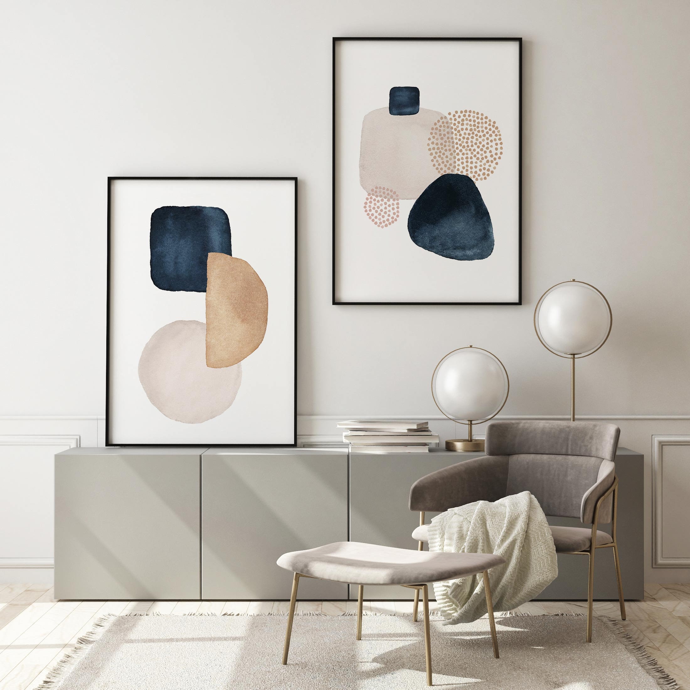 Abstract Print Wall Art 4x6 5x7 A4 A3 A2 A1 | Etsy