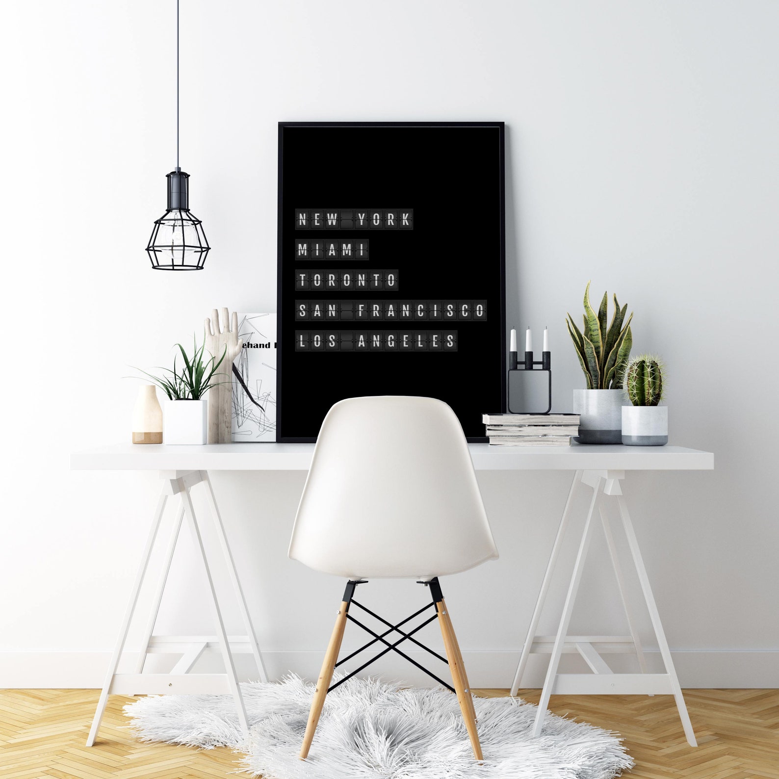 Custom Destination Text Poster Print Wall Art - Etsy