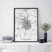 Brunswick, Melbourne City Map Print Wall Art Print at Home Digital ...