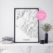 Canggu, Bali, Indonesia City Map Print Wall Art | Print at Home ...