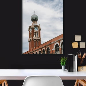 Dimmeys Clock Tower, Richmond, Melbourne, Australia Print Wall Art | A4 ...