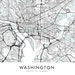 Washington DC City Map Print Wall Art Print at Home Digital Download ...