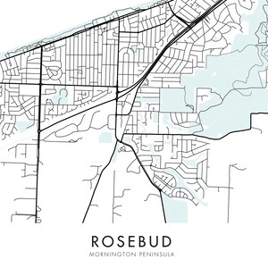 Rosebud Mornington Peninsula Victoria Australia Art City | Etsy