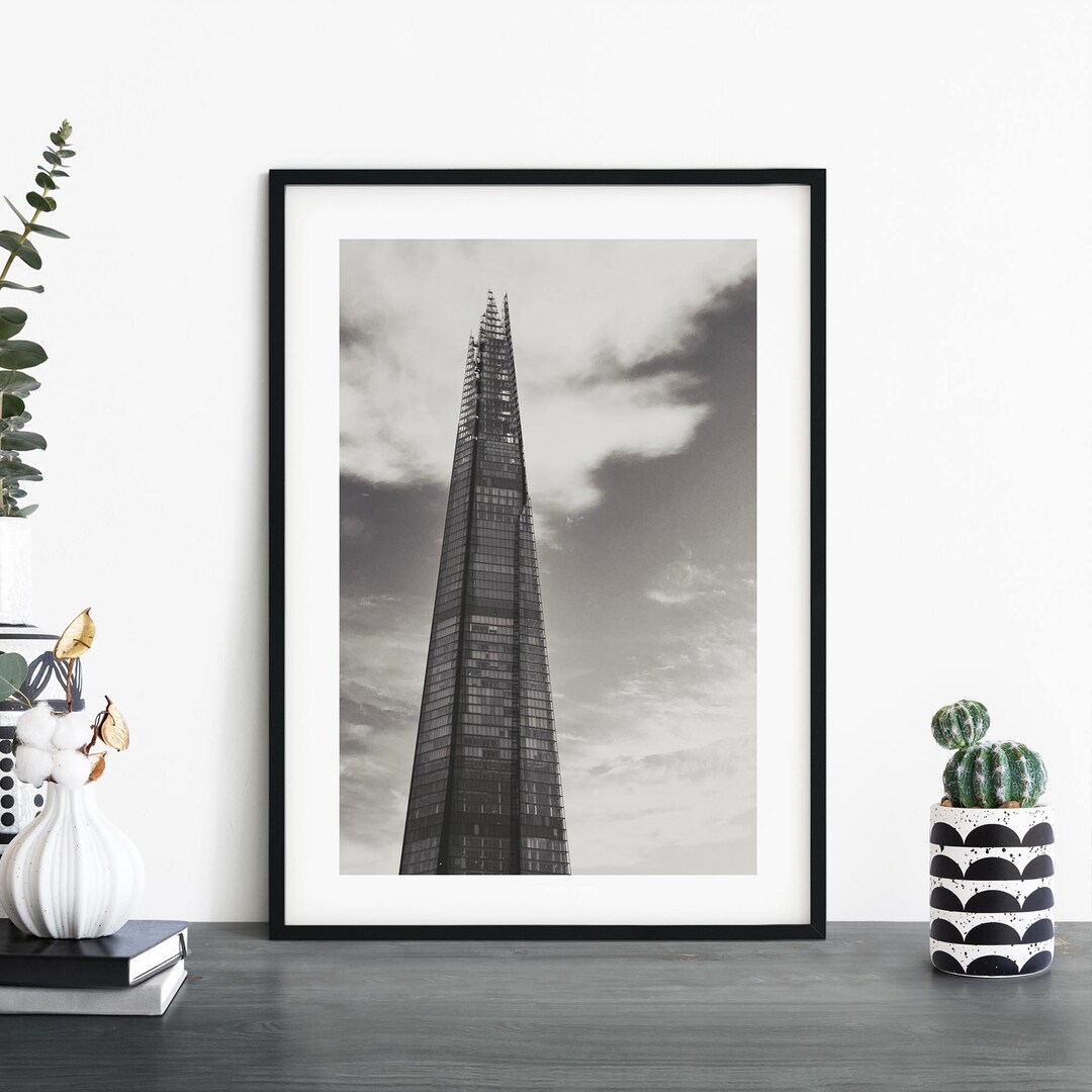 The Shard, London Print Wall Art | A4 A3 A2 A1 - Etsy