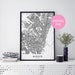 Belfast, Northern Ireland City Map Print Wall Art Print at Home Digital ...