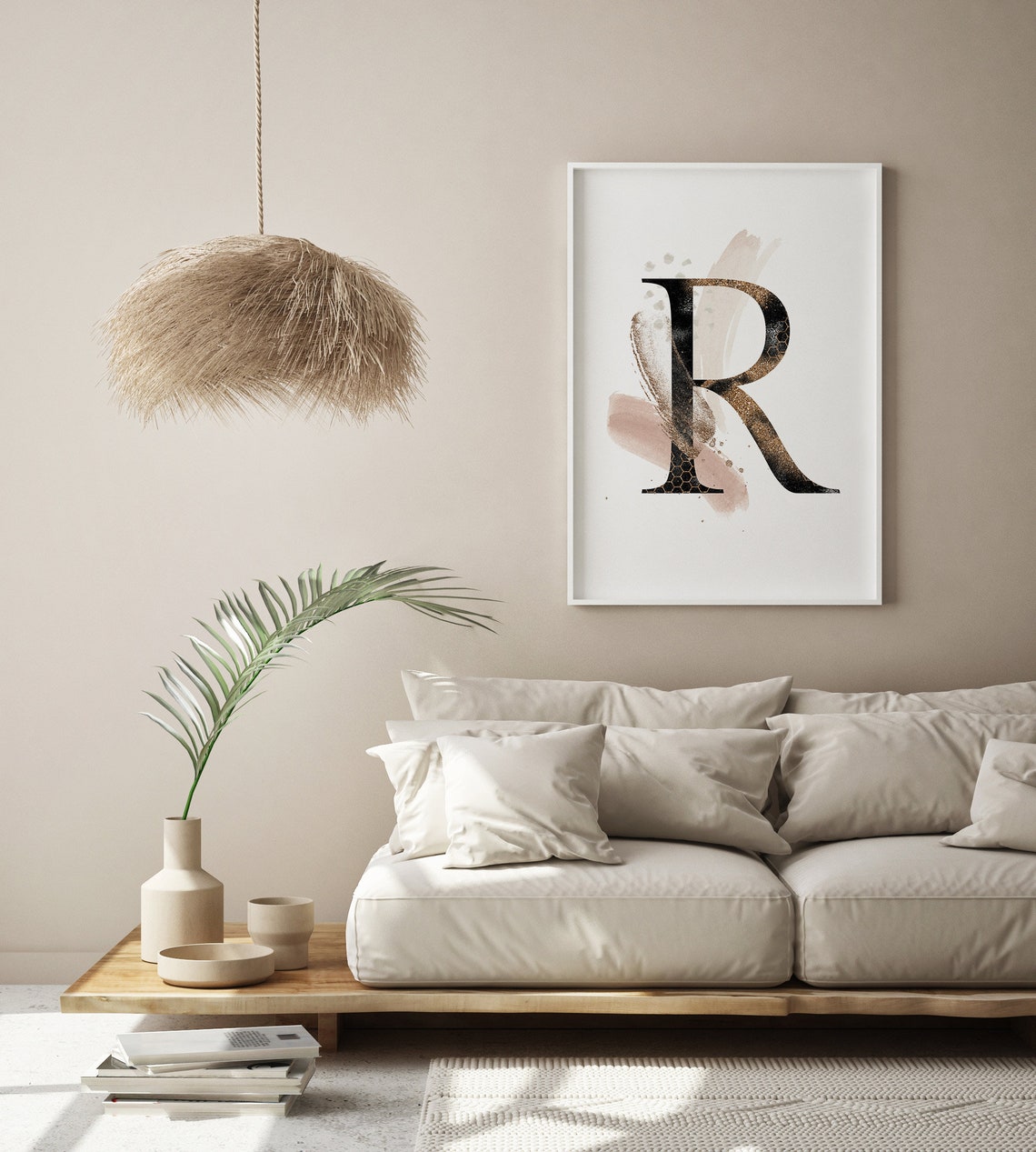 Letter R Alphabet Abstract Print Wall Art | 4x6 5x7 A4 A3 A2 A1 - Etsy
